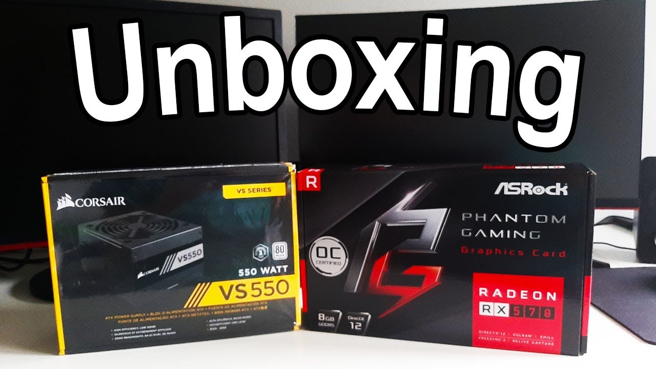 Asrock RX 570 8gb Unboxing - YouTube