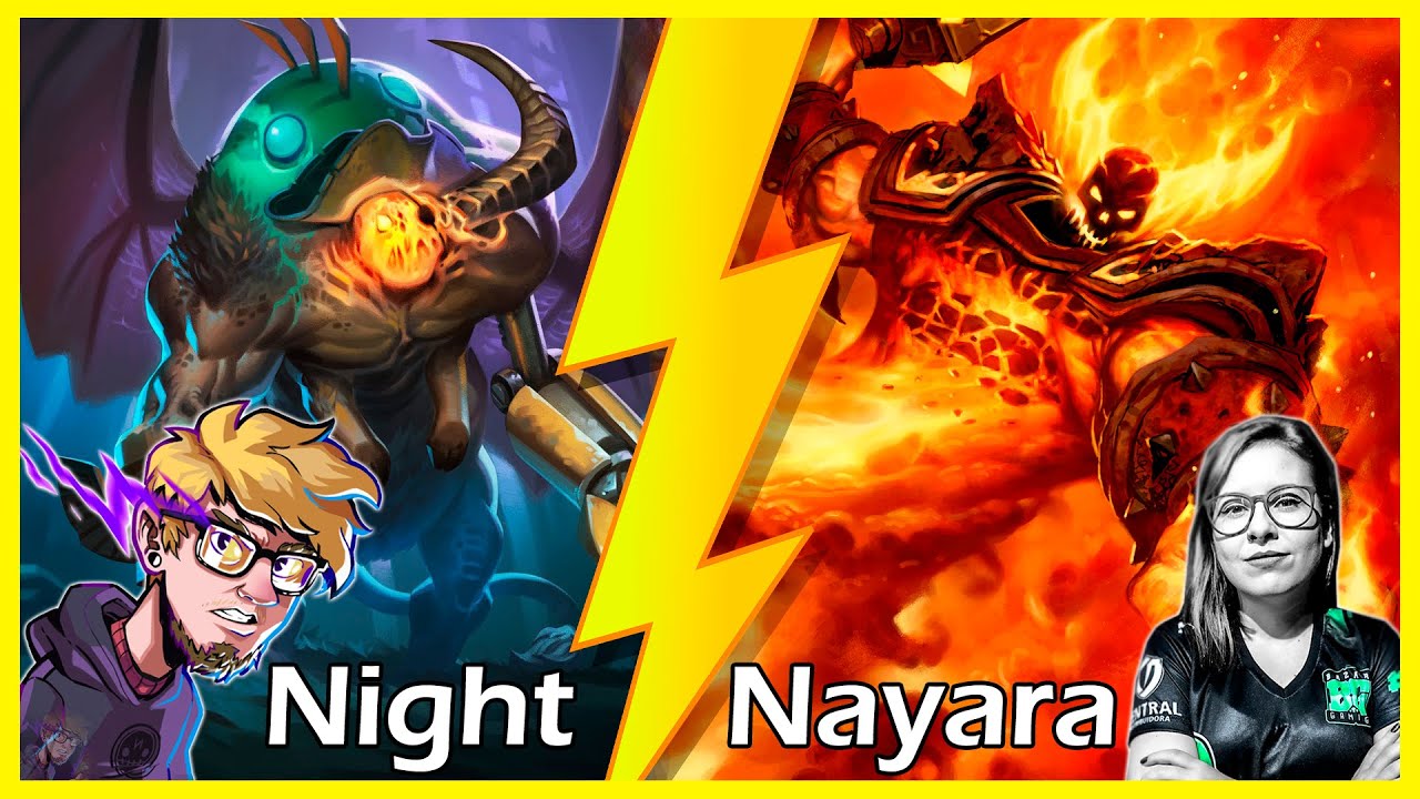 HEARTHSTONE: BATTLEGROUNDS - NAYARA SYLVESTRE VS NIGHTMARE O X1 MAIS ...