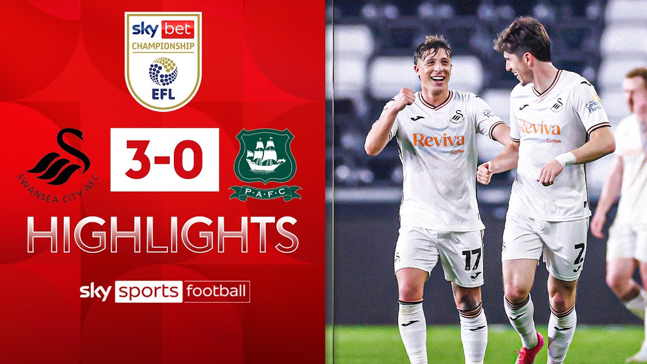 Joshua Key scores screamer for the Swans 😱 | Swansea 3-0 Plymouth | EFL ...