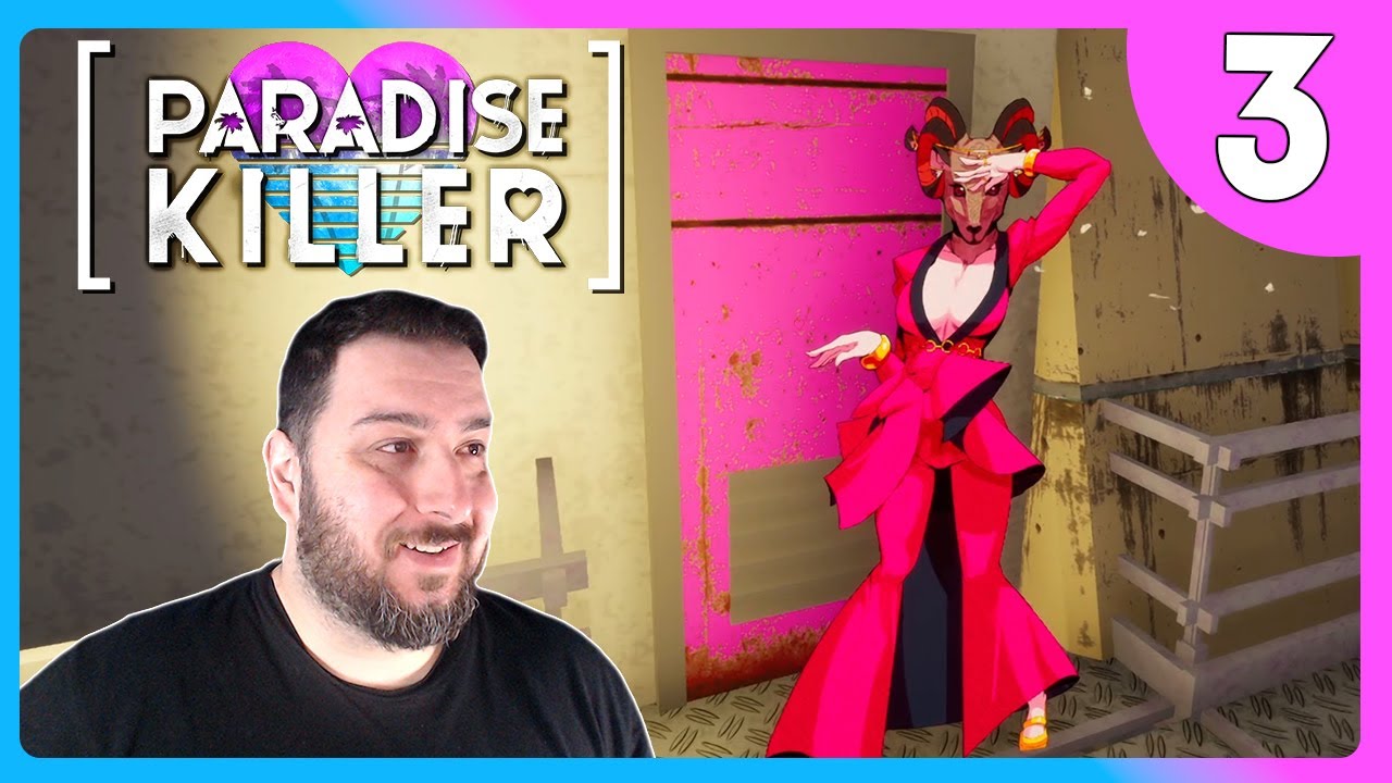 Finding Crimson Acid | Let's Play Paradise Killer [Part 3] - YouTube
