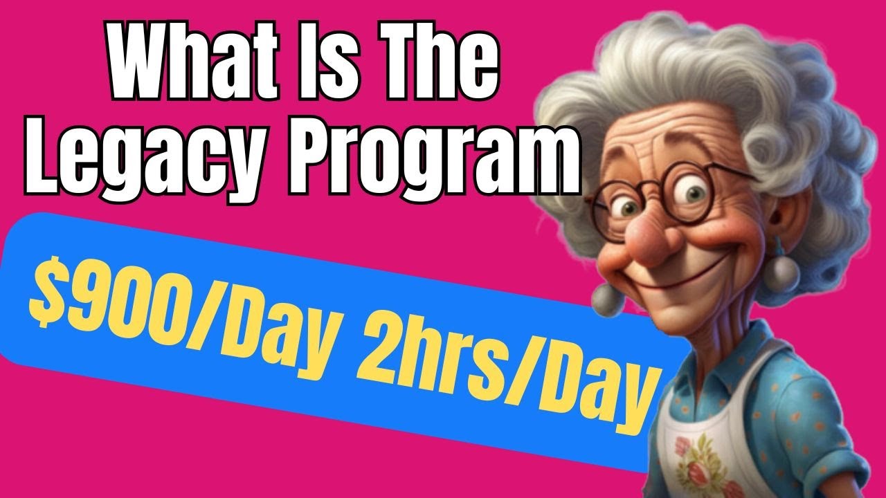 What Is The Legacy Program? #workfromhome #makemoneyonline - YouTube