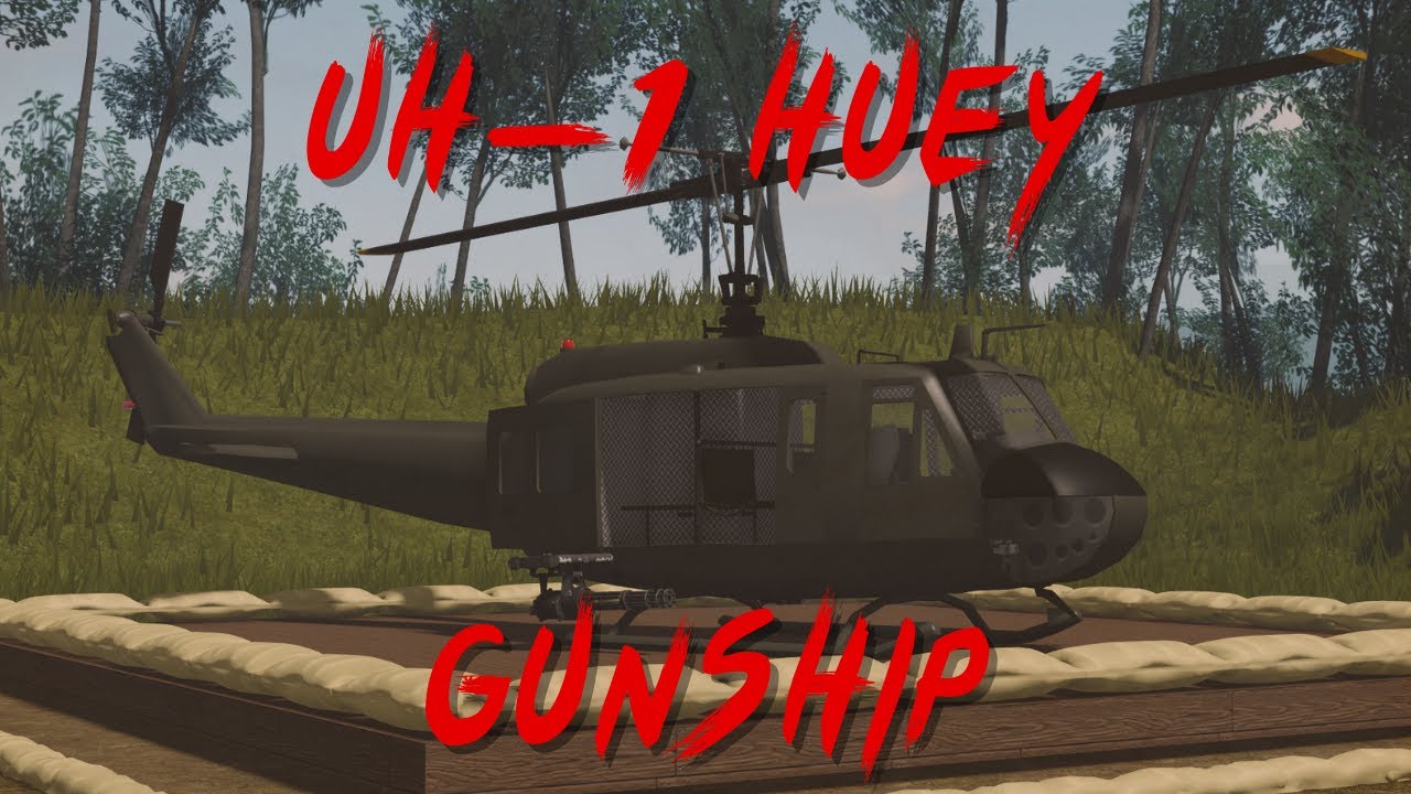 UH-1 Huey Gunship | Roblox Studio - YouTube