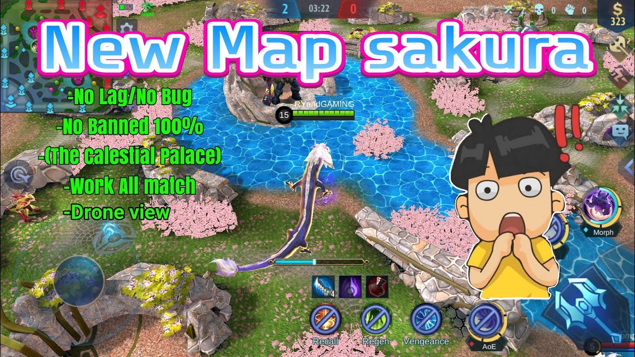 New update! Map sakura HD Mobile Legends drone view - YouTube