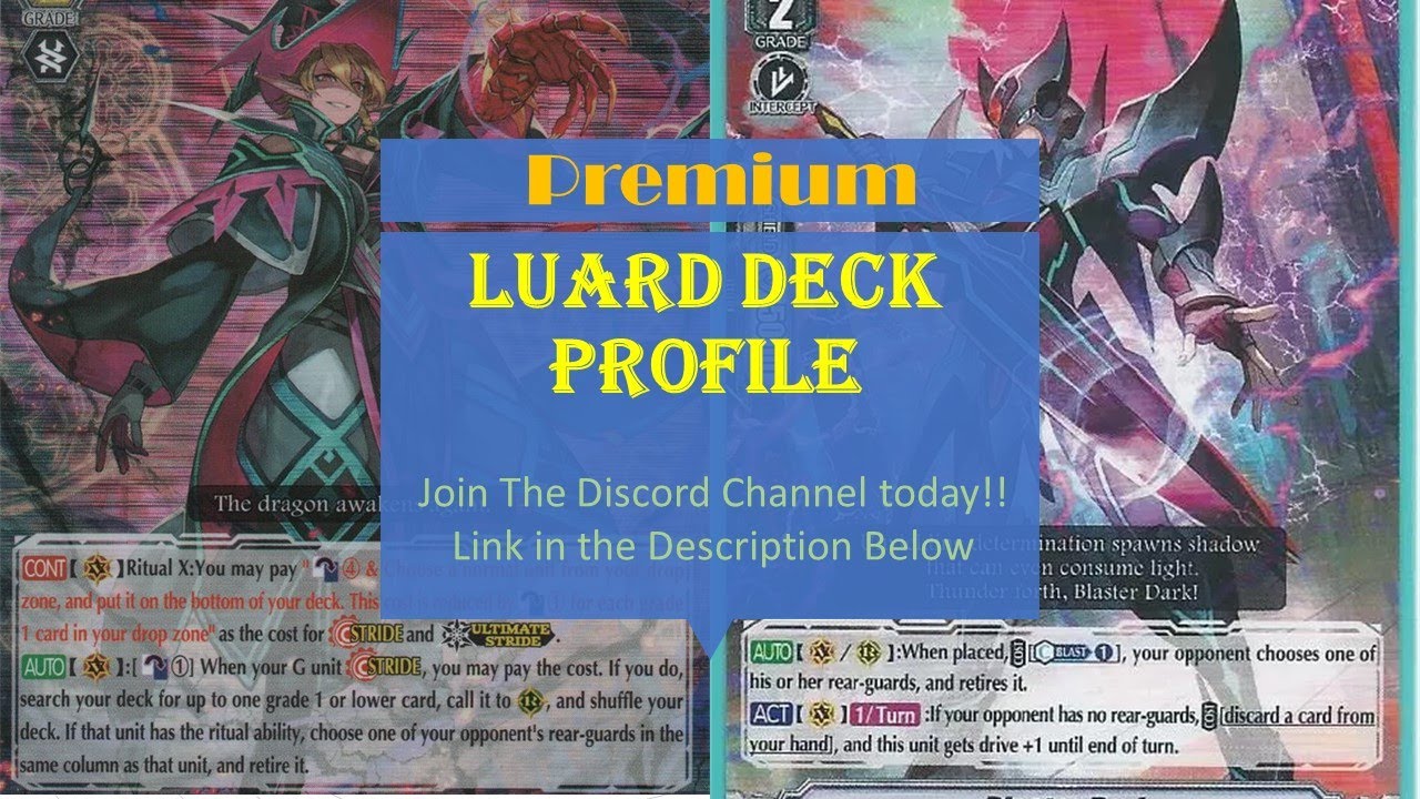 Cardfight!! Vanguard(Premium) Luard Deck Profile - YouTube