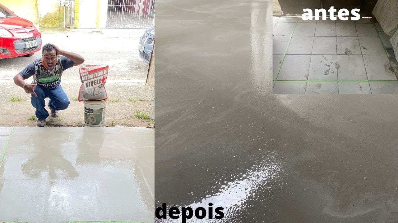Como aplicar autonivelante direto no piso cerâmico fácil - Aplicação de ...