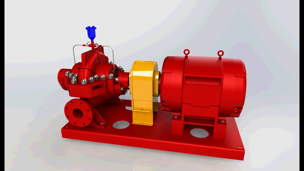 SPLIT CASE ELECTRIC DRIVEN PUMP - YouTube