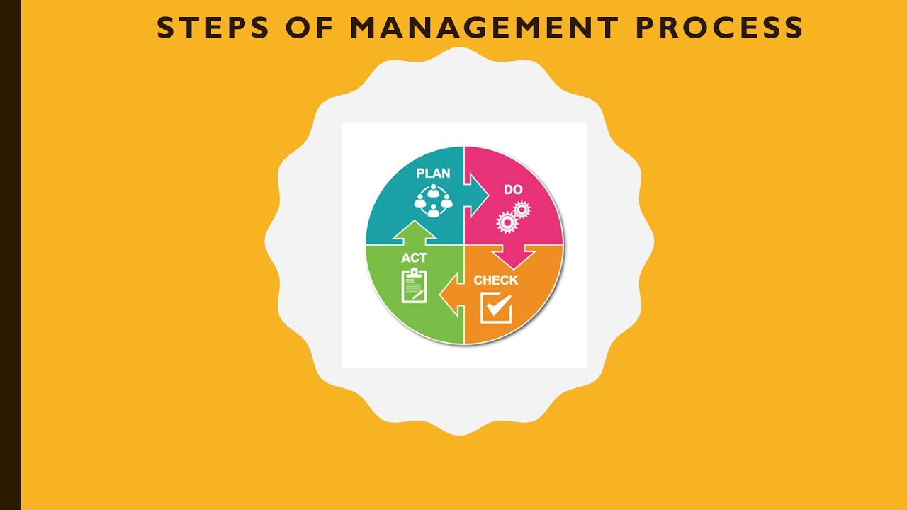 STEPS OF MANAGEMENT PROCESS - YouTube