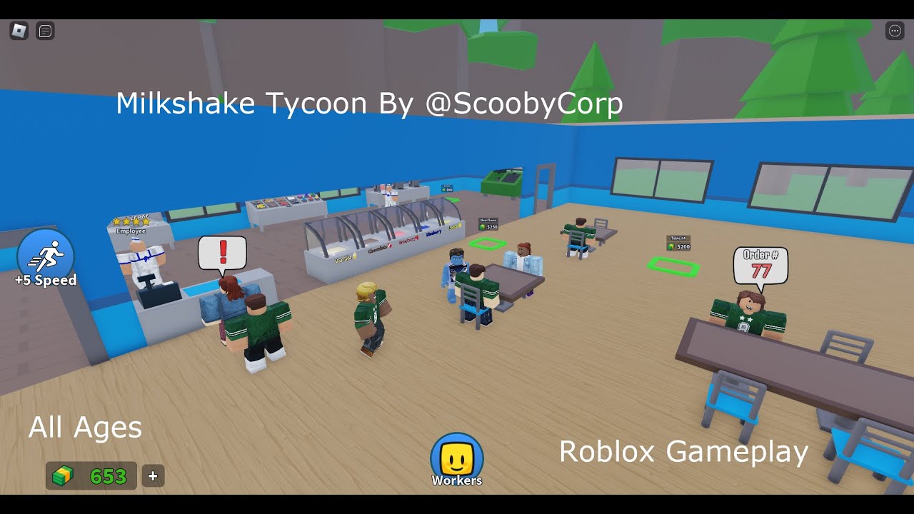 Milkshake Tycoon By @ScoobyCorp All Ages (Roblox Gameplay) - YouTube