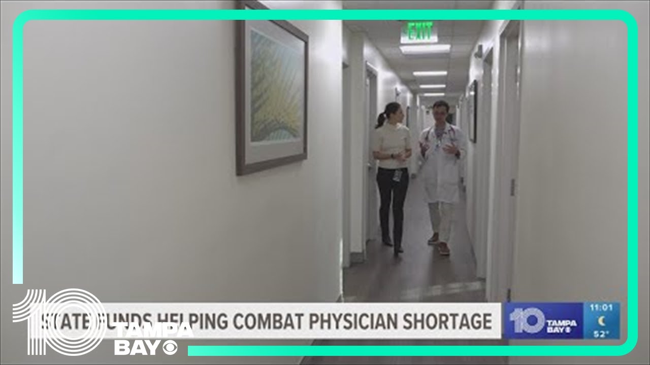 State funds helping combat physician shortage in Tampa Bay area - YouTube