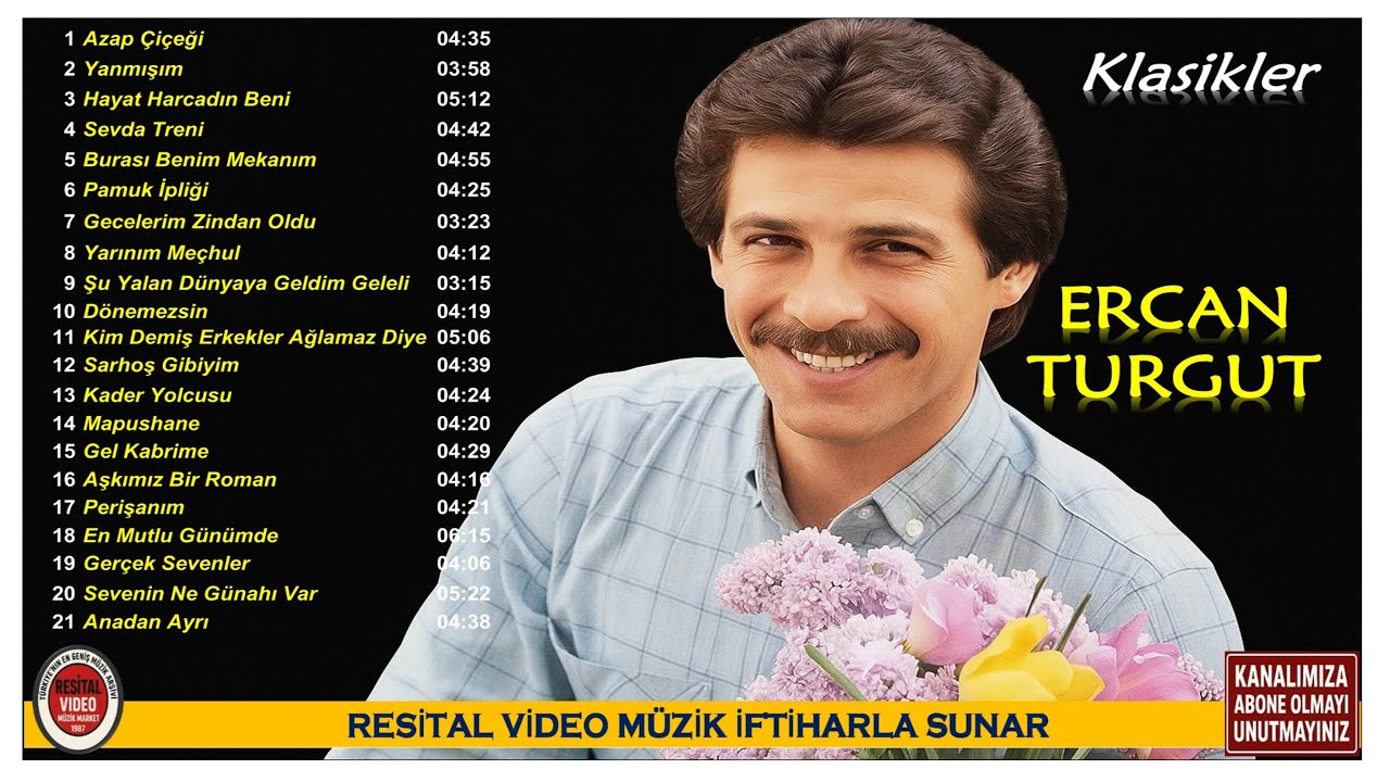 ERCAN TURGUT - KLASİKLER (ORİJİNAL CD KAYDI FULL ALBÜM) - YouTube