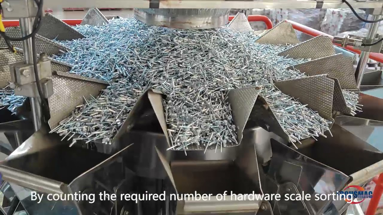 1-5kg fastener bag packaging system - YouTube