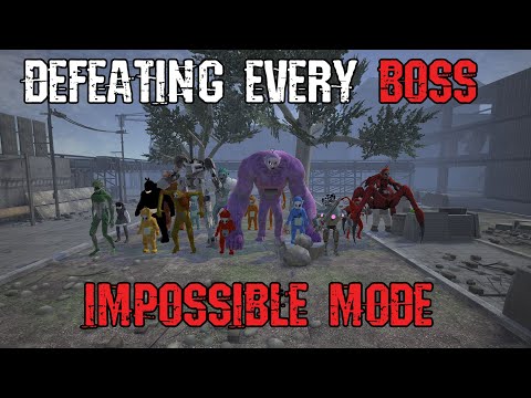 Defeating all bosses in SLENDYTUBBIES 3