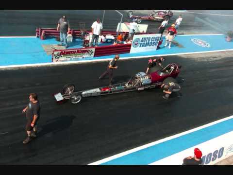 Kin Bates Jr in Bates Brothers Nitro Dragster - YouTube