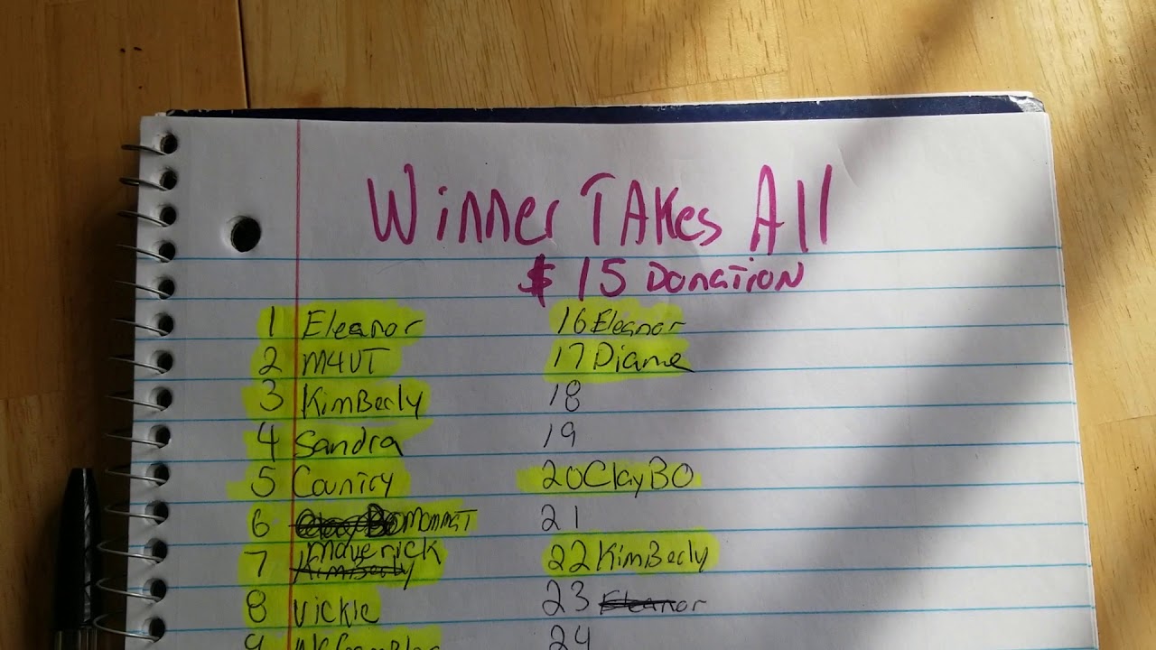 💥💥Winner takes all💥💥5 spots left - YouTube