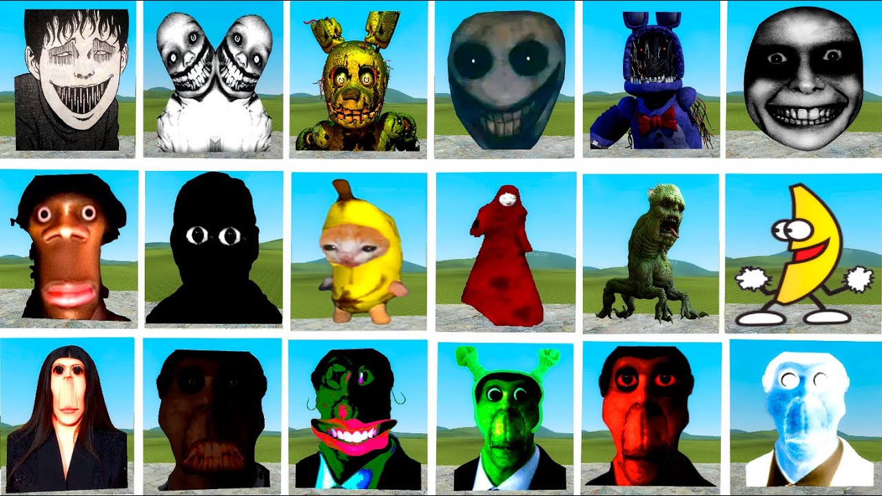 HORROR FAMILY & OBUNGA NEXTBOTS FAMILY & ULTIMATE NEXTBOTS PACK \ Garry ...