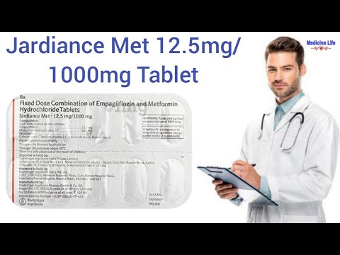 Jardiance met 12.5 mg / 1000 mg tablet uses, review in hindi | use ...