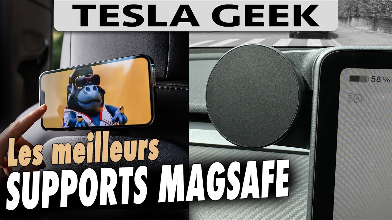 MODUFY : les meilleurs supports MAGSAFE pour TESLA Model 3 et Model Y ...
