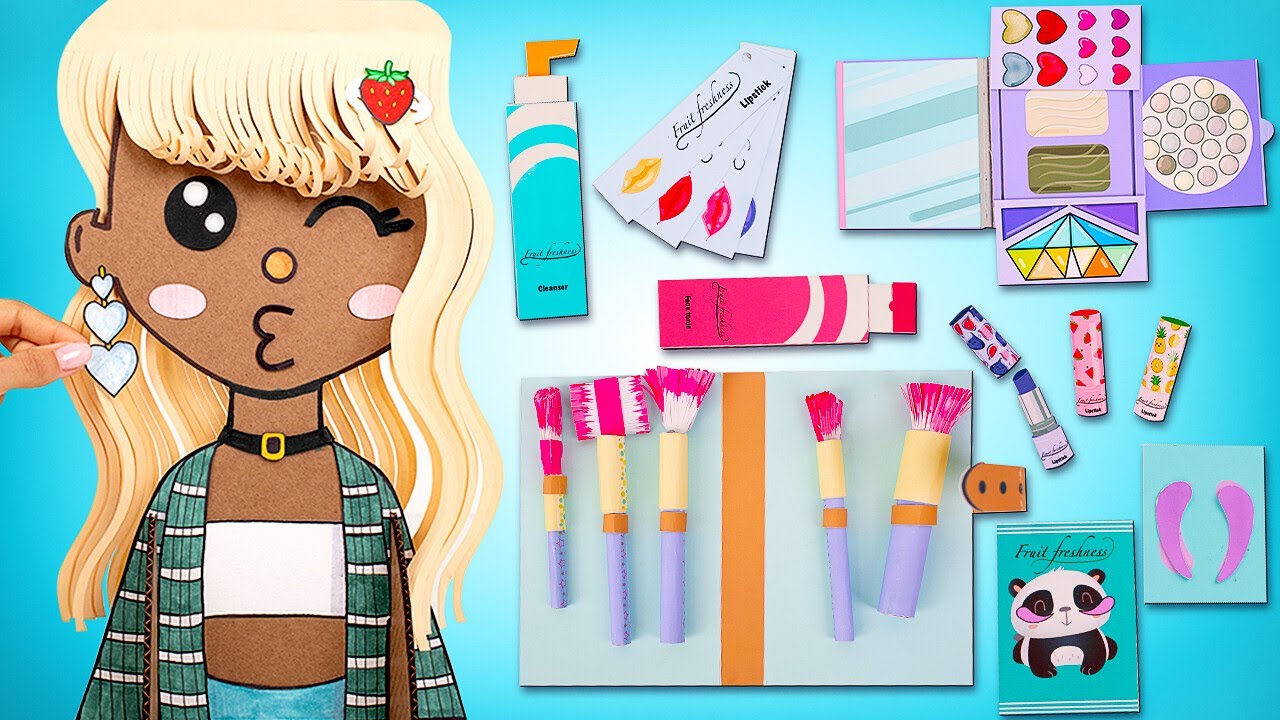 PAPER DOLL BEAUTY SALON IN ALBUM 💅 - YouTube