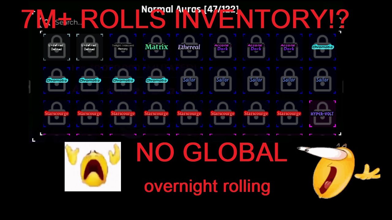 [Sol's RNG 7M+ Rolls] overnight rolling - YouTube