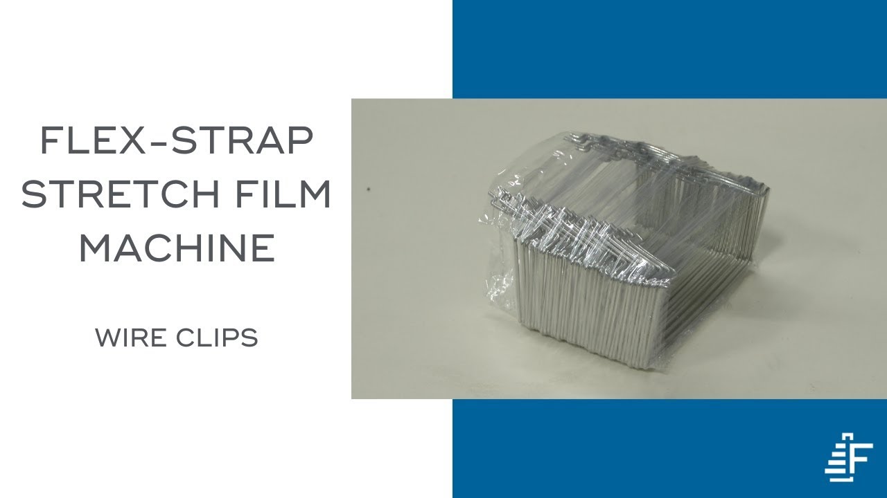 Wire Clips Bundling Flex Strap Stretch Film Banding Machine - YouTube