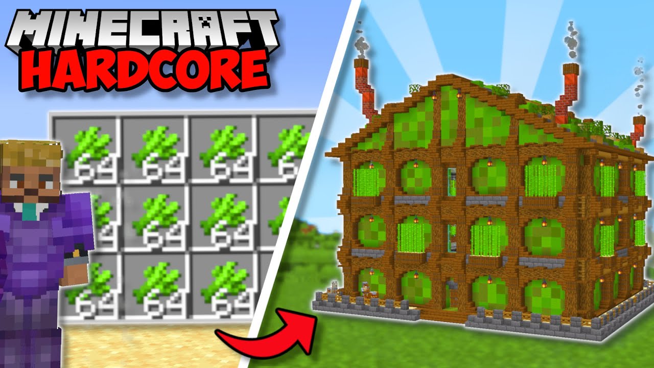 I Built A SUGARCANE FACTORY in Minecraft 1.19 Hardcore (#64) - YouTube