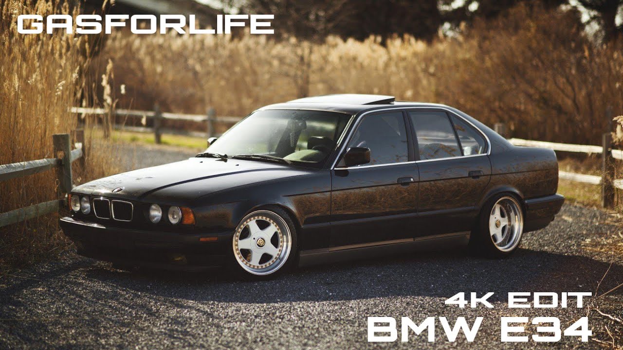 BMW E34 4K - YouTube