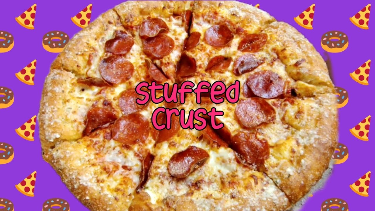 Domino's New Parmesan Stuffed Crust Pizza Review 🍕😋 - YouTube