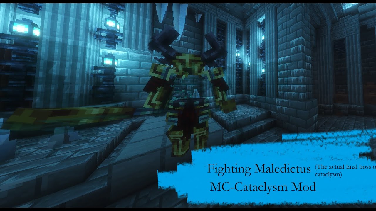 The Maledictus (Cataclysm's Final Boss) || Minecraft Cataclysm - YouTube