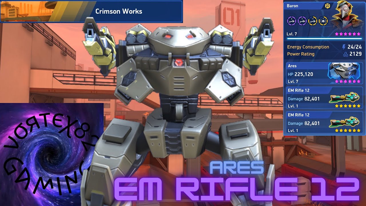 Mech Arena, Ares, EM Rifle 12 - YouTube