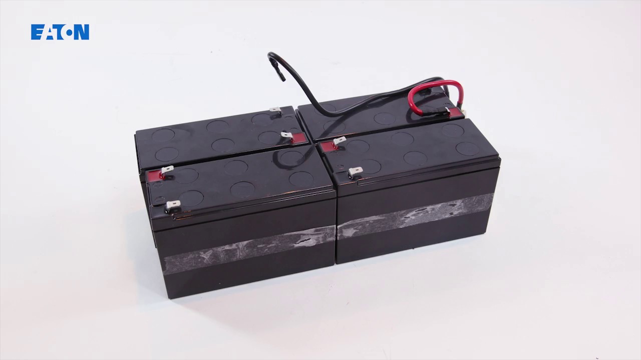 Eaton 9130 1500R - Replacing the batteries - YouTube