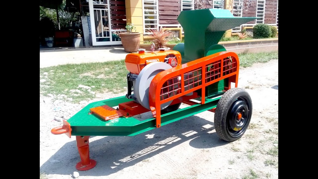 Portable Shredder / Grinding Machine (Multi-purpose) [7-8HP] - YouTube
