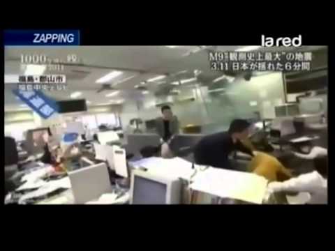 Imágenes del terremoto grado 9 en Japón de 2011
