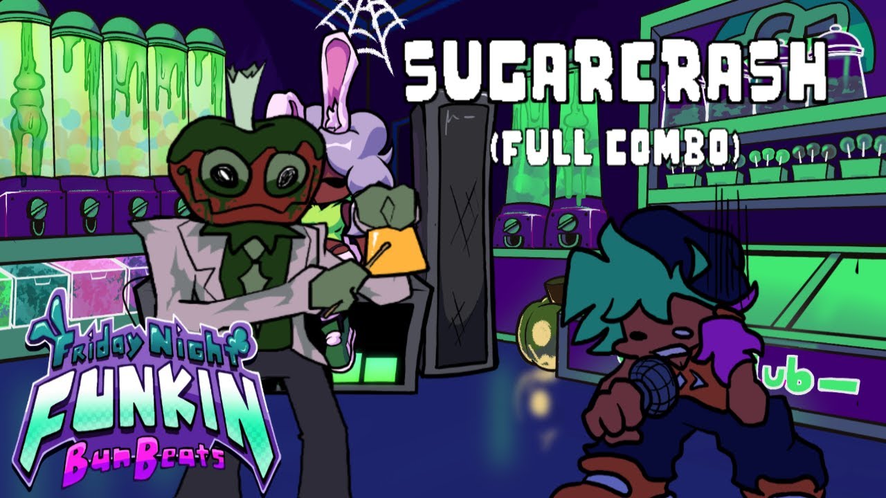 FNF: Bunbeats - Sugarcrash B Difficulty (FC) - YouTube