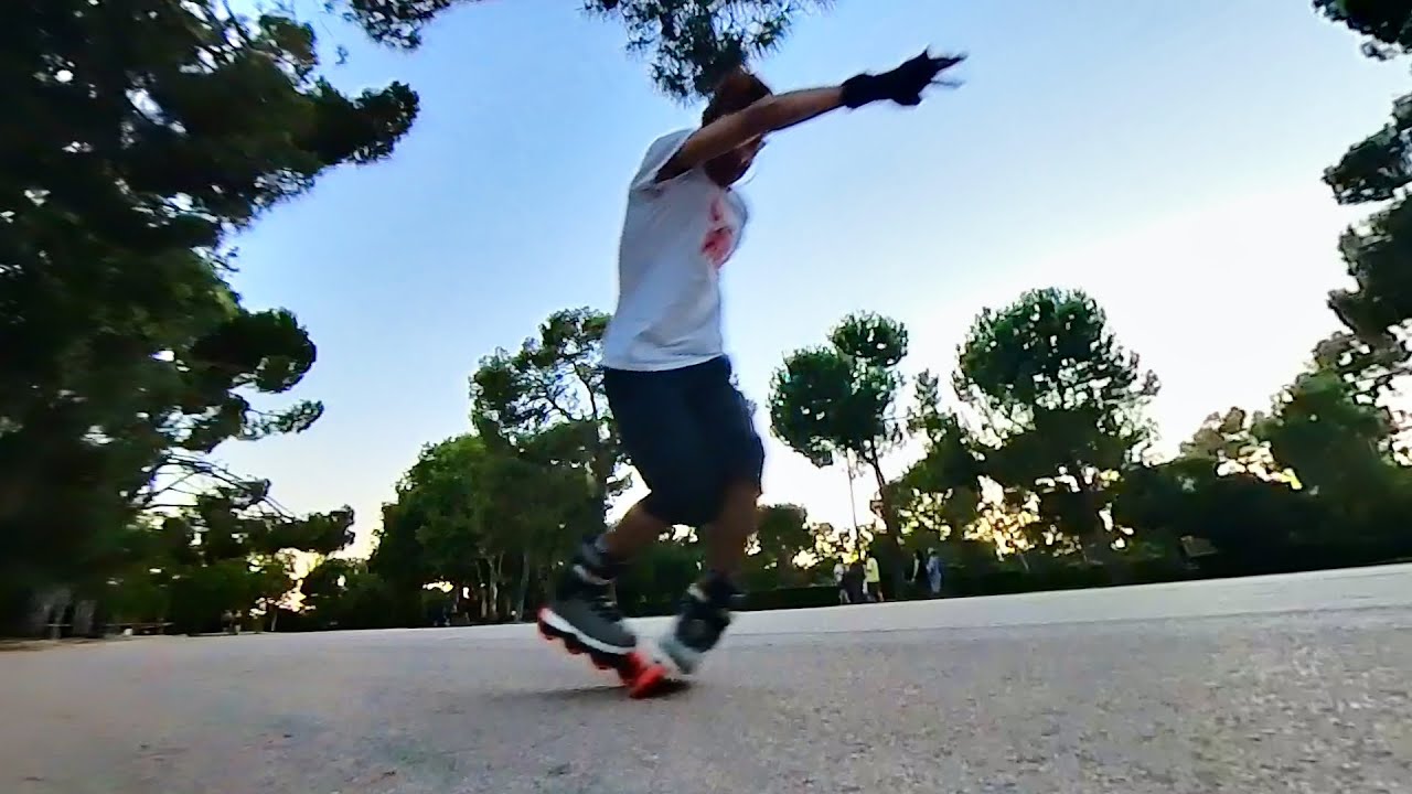 Afternoon of skidding and wizard skate in the Retiro park - YouTube
