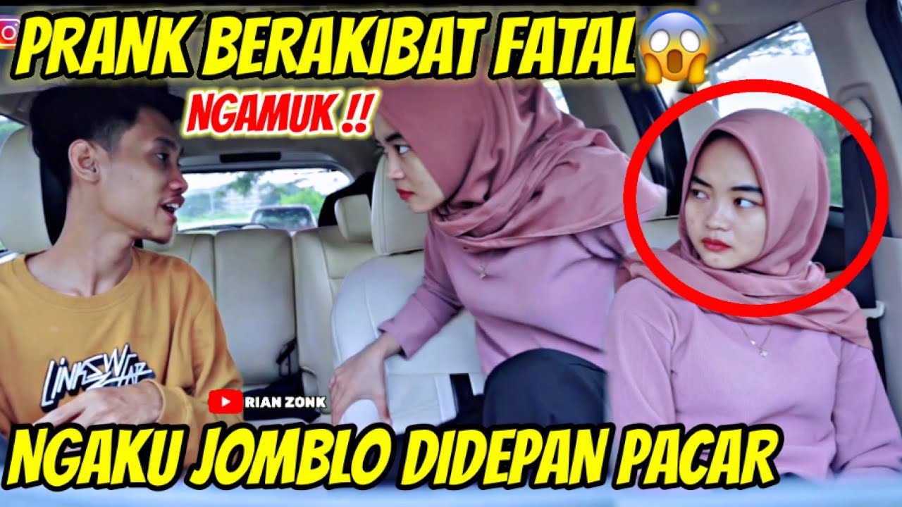 PRANK NGGAK AKUIN PACAR DIDEPAN TEMAN,SUMPAH REAKSI NYA MALAH BIKIN ...