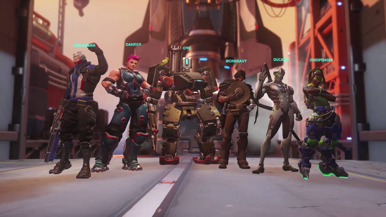 Spandex Wearing Freaks and High Letters: Overwatch W/ The Krewe - YouTube