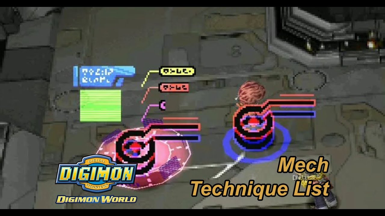 Digimon World Technique Mech - YouTube
