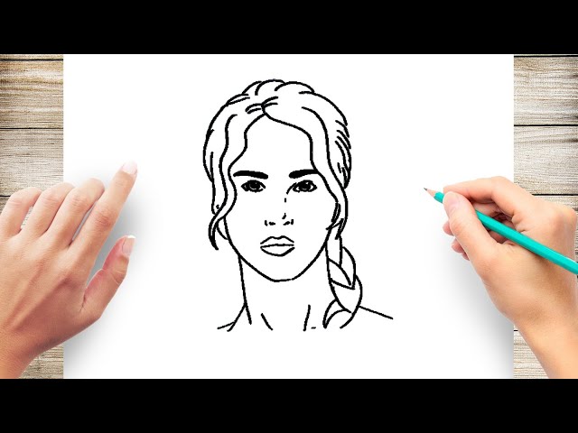 Katniss Everdeen Drawing Easy