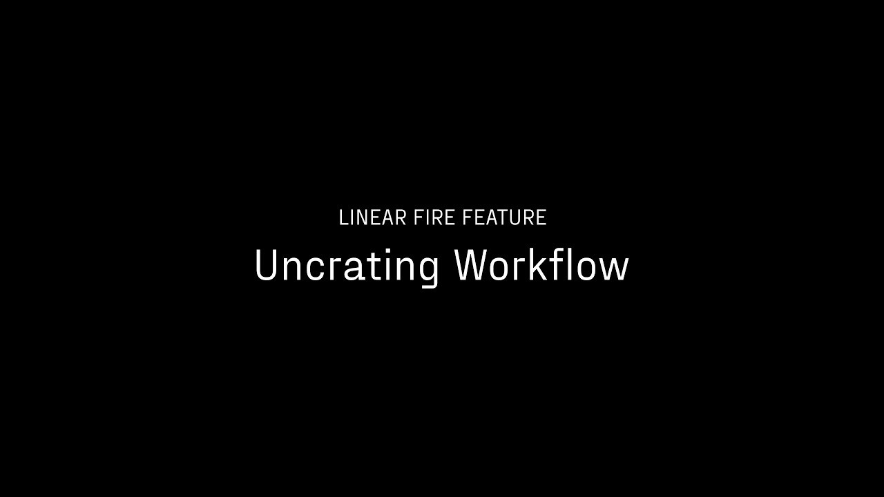 Linear Fire Feature Uncrating Workflow - YouTube