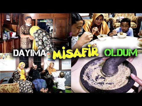 YENGEMLE ENDONEZ KÖFTESİ YAPTIK!!! KÖYDE EV TURU VE DAYIMDA ENDONEZYA USULÜ AKŞAM YEMEĞİ!!!