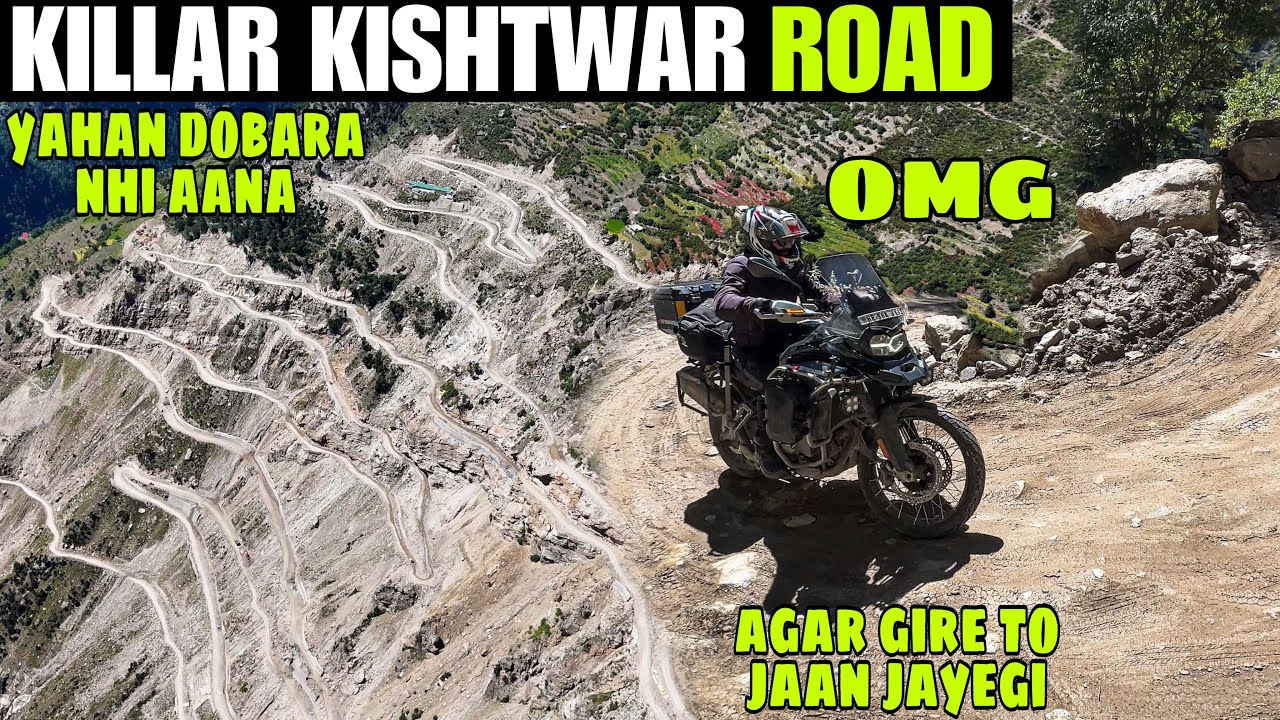 World's Most Dangerous Road | Killar Kishtwar Cliffhanger Road|Isse ...