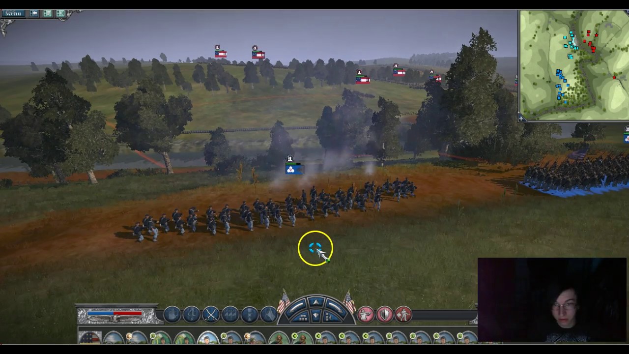 Napoleon: Total War!! ACW Mod - Burnsides Bridge Battle - YouTube
