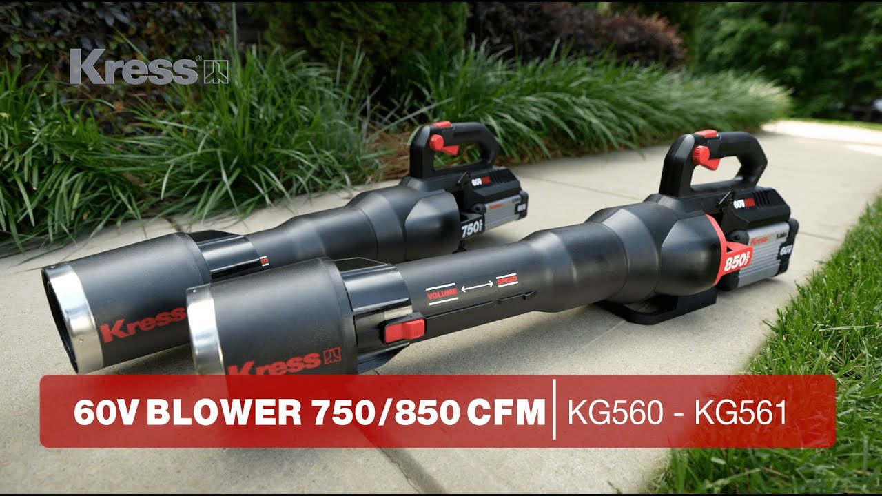 Kress KG560 & KG561 | 60V Blowers - YouTube