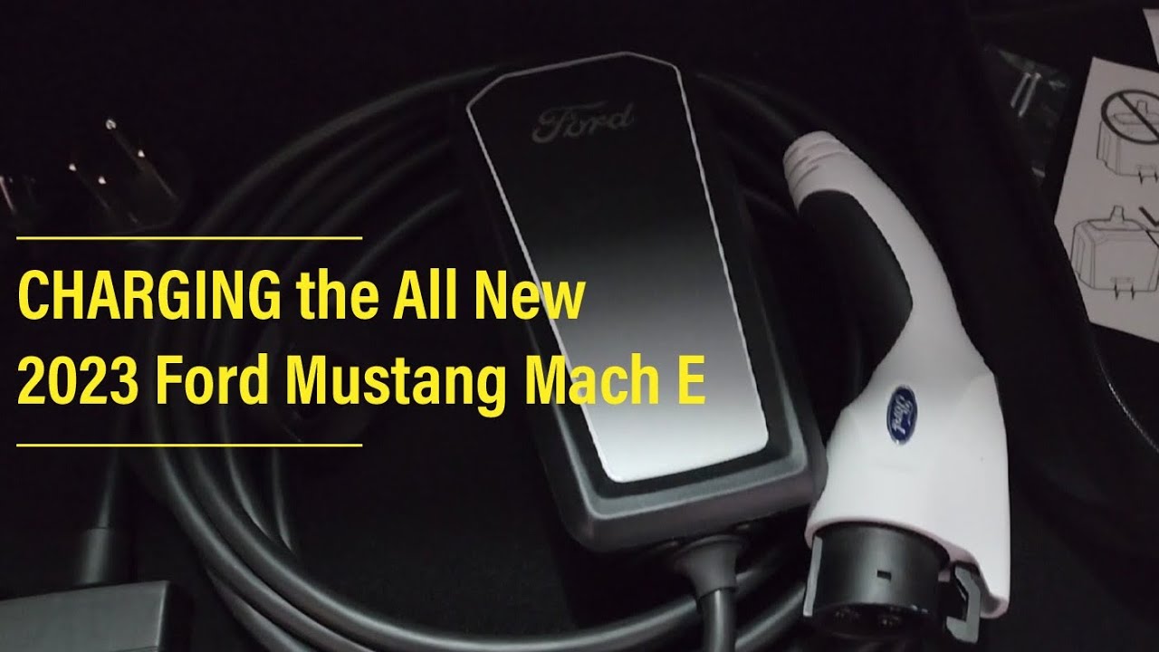 Home charging my EV at Home with my Mach-E - YouTube