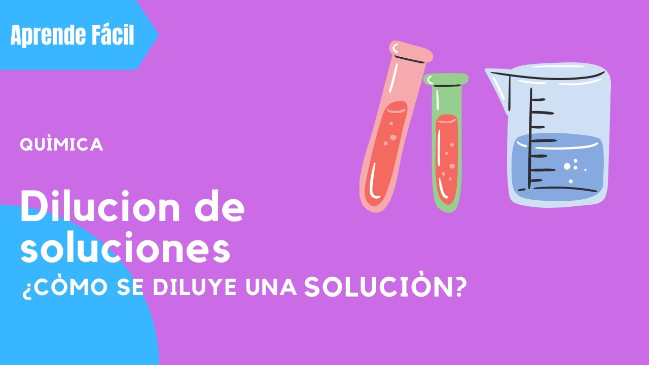 Diluciones ¿Cómo se hacen? - YouTube