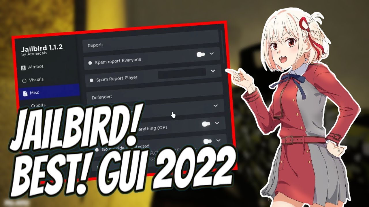 * NEW! * ( PASTEBIN 2022 ) BEST! JAILBIRD GUI SCRIPT ( AIMBOT / ESP ...