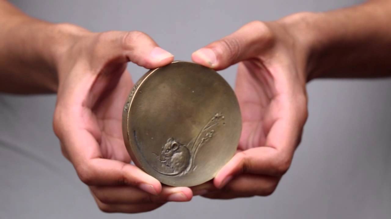 Fox and Mouse Art Medal by Heidi Wastweet - YouTube