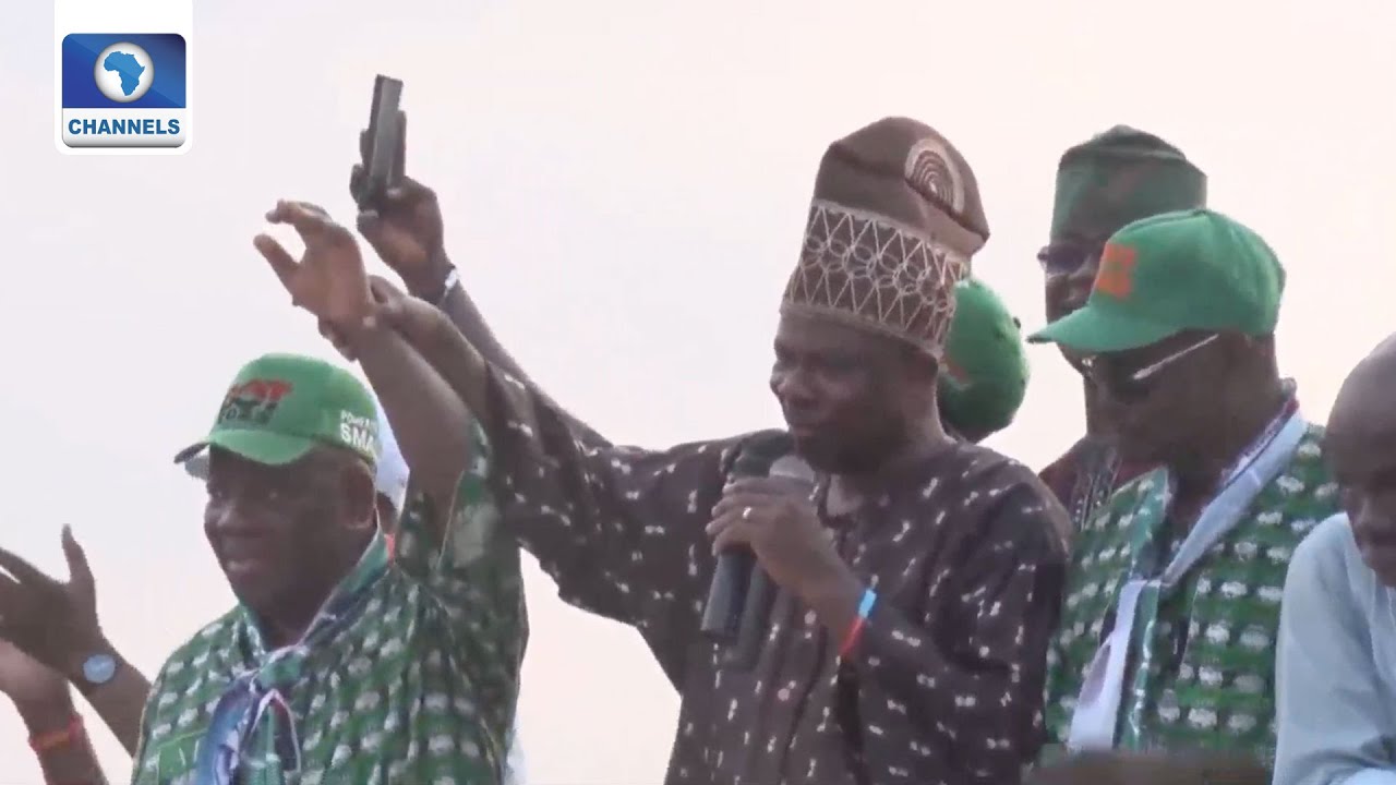ADC Tours Abeokuta Metropolis Ahead Of Poll - YouTube