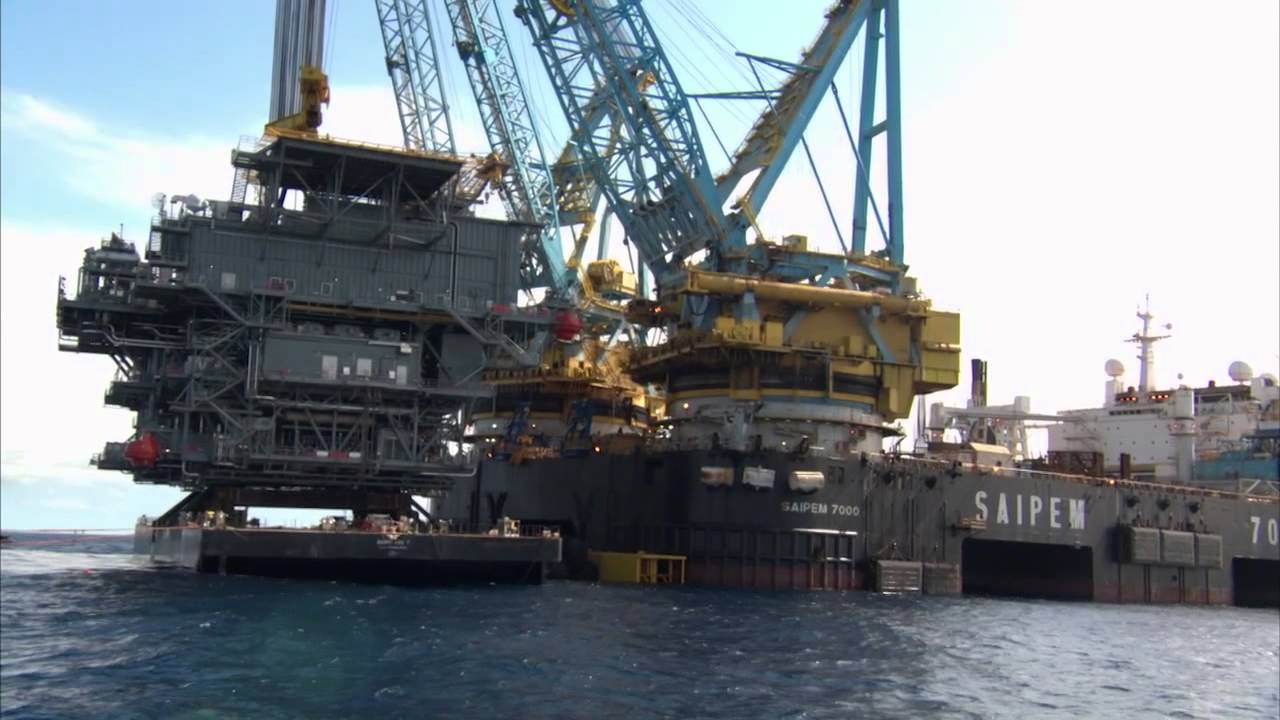 Gulfstar Topsides Install Spring 2014 - YouTube