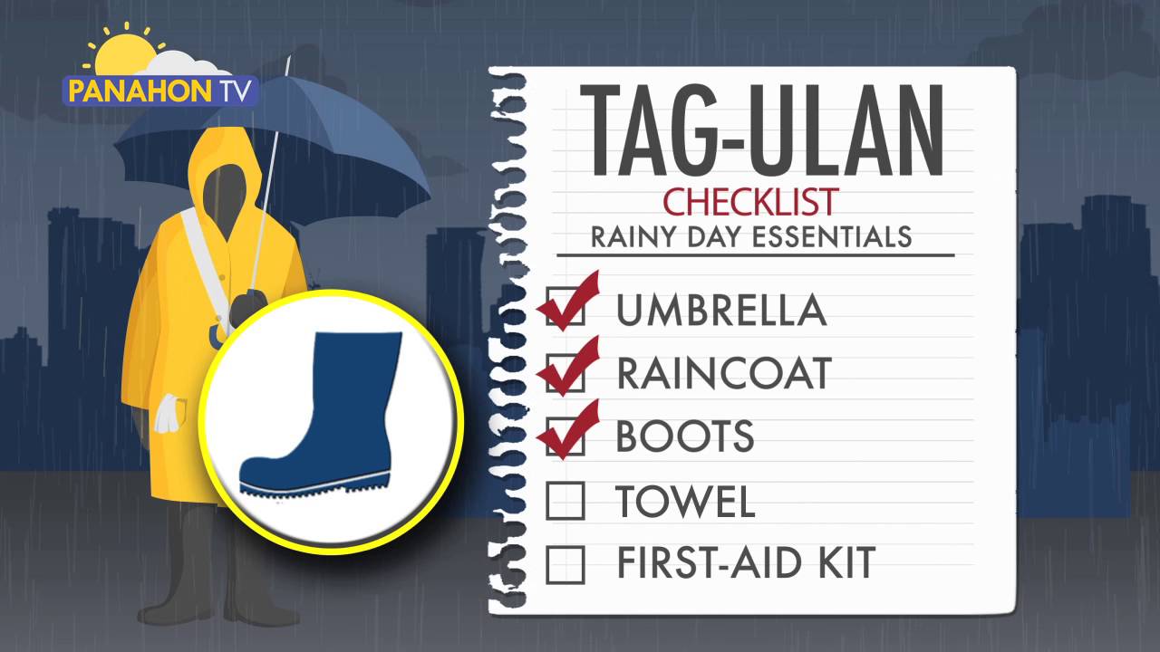 BE SAFE | Tag-ulan checklist - YouTube